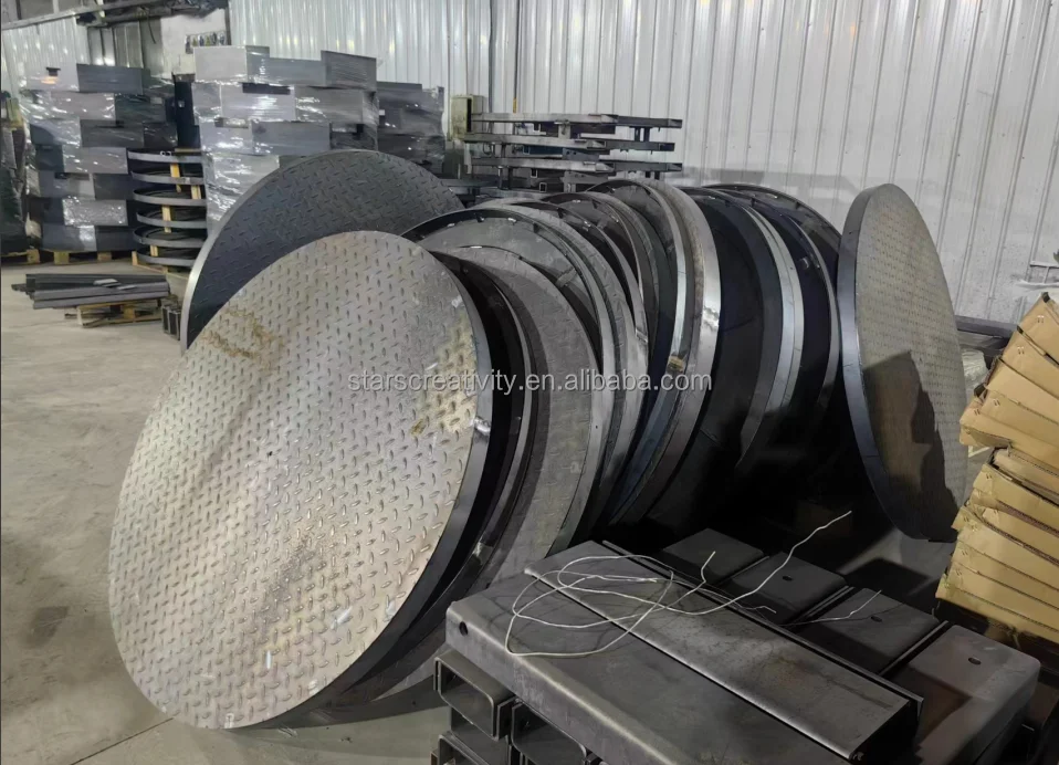 Carton Electric Turntable Motorized Rotary Pallet Turntable