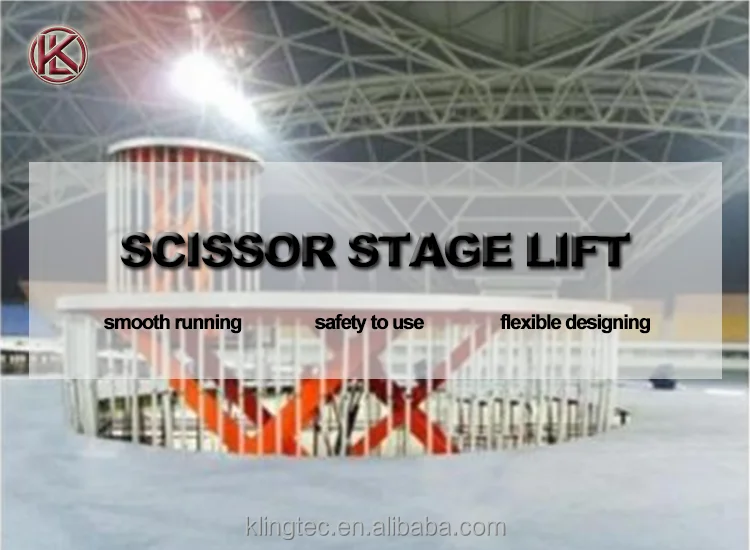 Electric Hydraulic Car Lifting Platform Circular Car Exhibition Stand ...