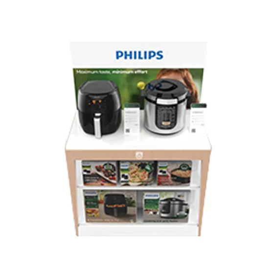 Bevis Customizable Wood Home Appliance Display Rack For Supermarket And ...