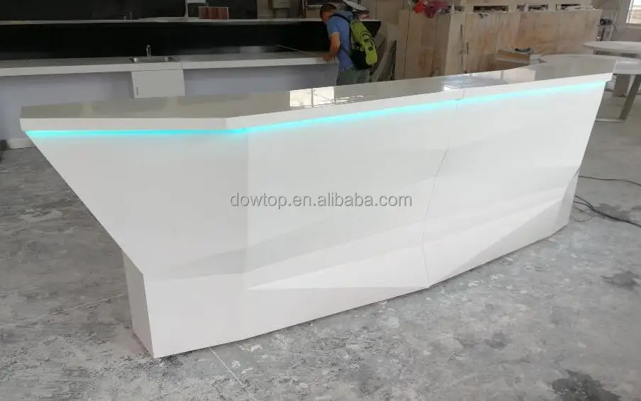 Modern Cafe Bar Restaurant Design Boat Shaped Artificial Stone ...