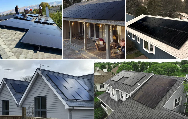 OEM Full Black PNG Solar Panels Manufacturer Popular in European ...