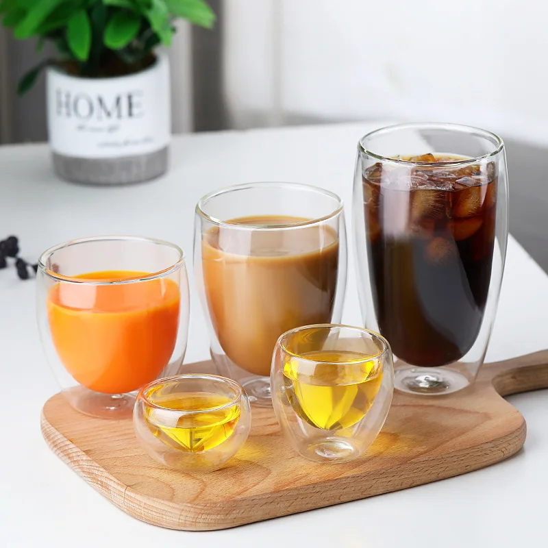 Shop High Quality Double Wall Glass Cups - Perfect for Tea