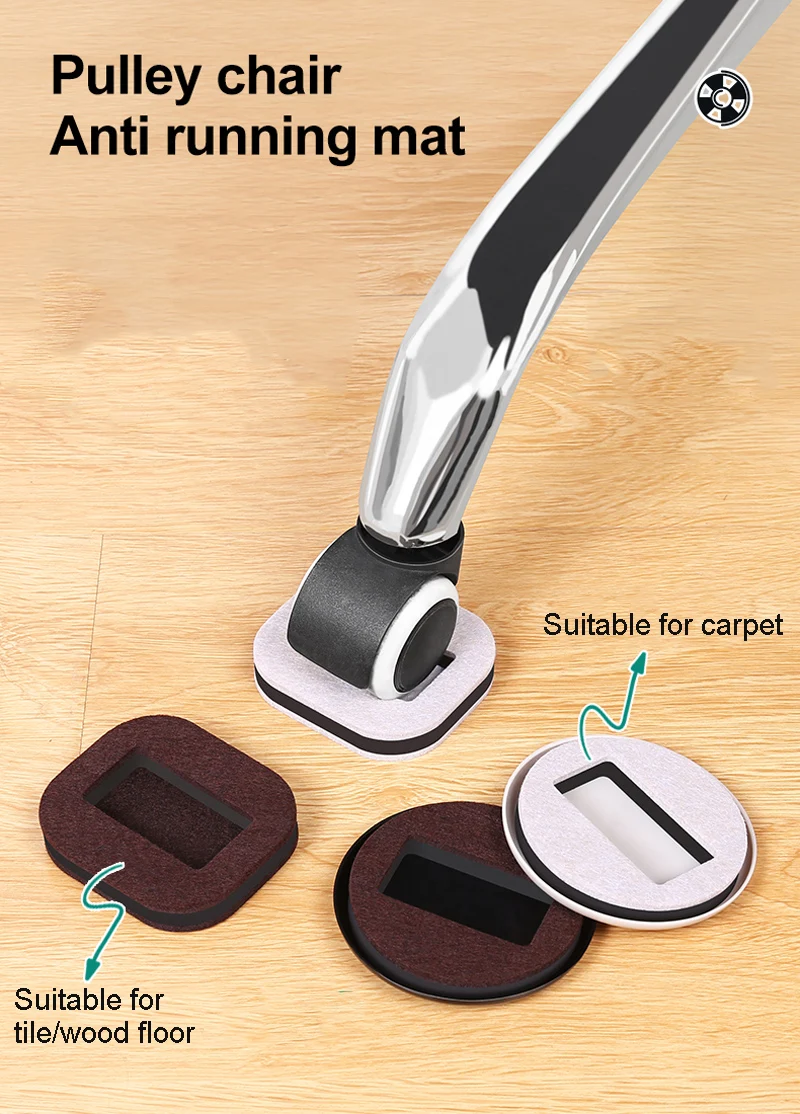 Office Chair Wheel Stopper - Protect Your Hardwood Floors