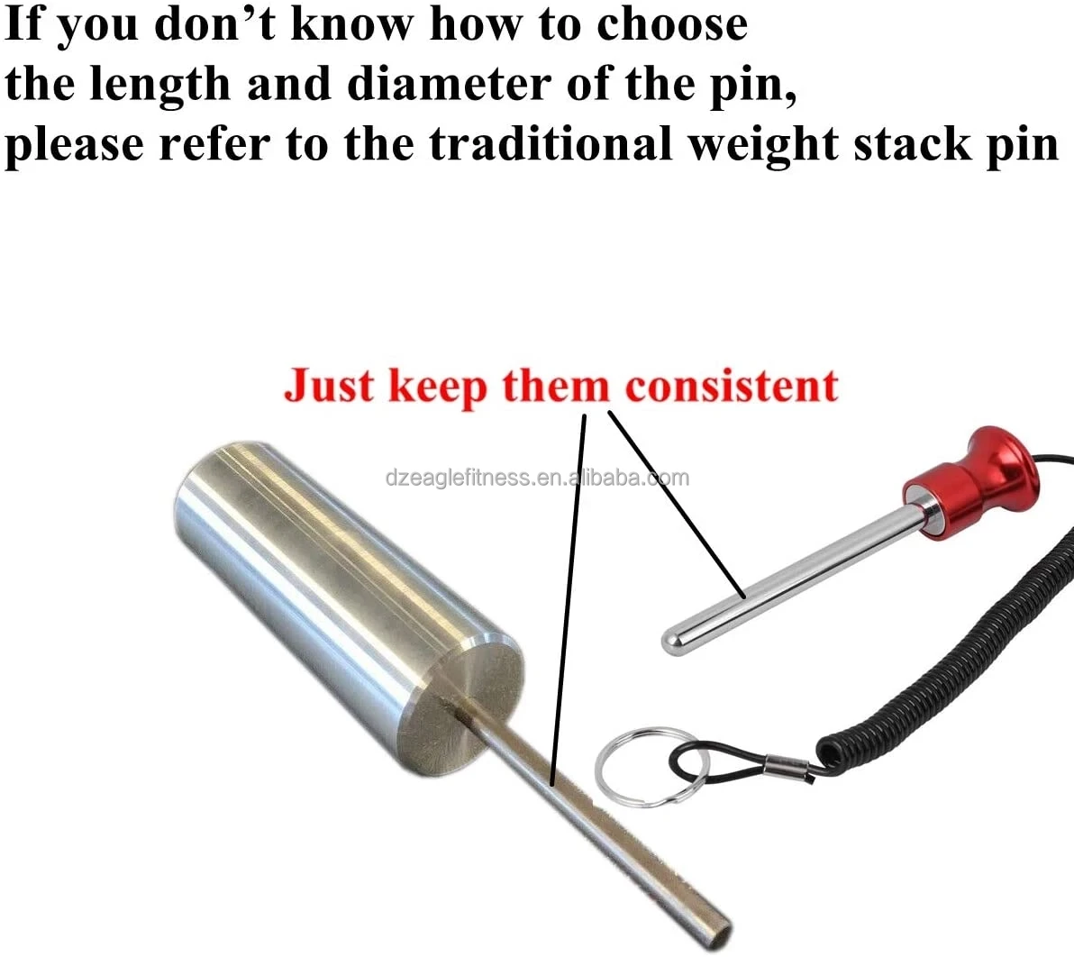 Spring Loaded Dropset Gym Pins - Efficient Weight Training