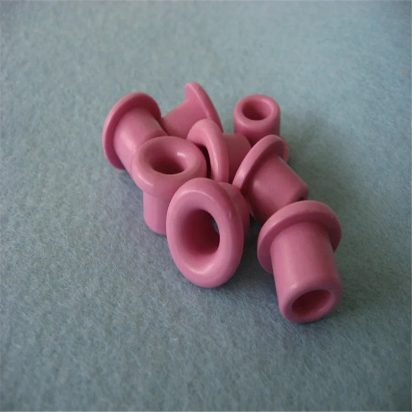 textile Ceramic Eyelets,Al2O3 porcelain eyelet guides,pink colour ...