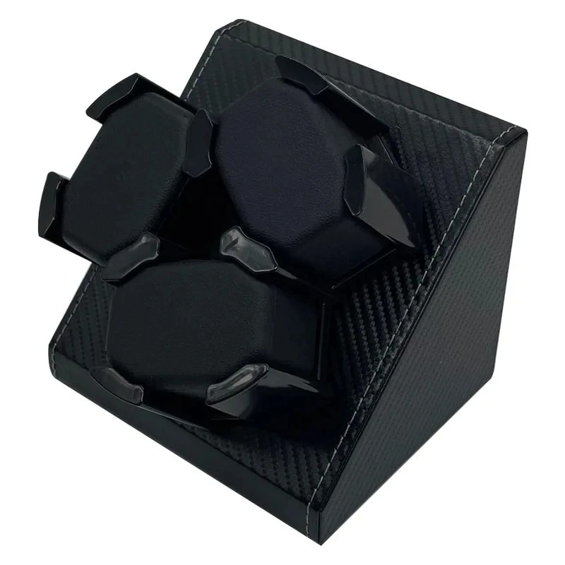 3 Automatic Watch Winder With Battery Pu Leather Carbon Fiber Silent ...