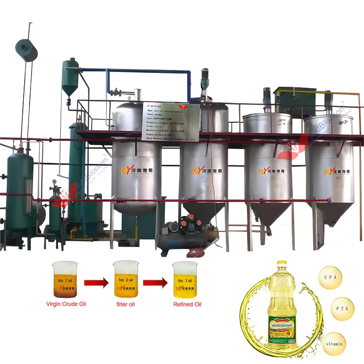 Used Cooking Oil Refinery/palm Oil Processing Plant/small Scale Cooking ...