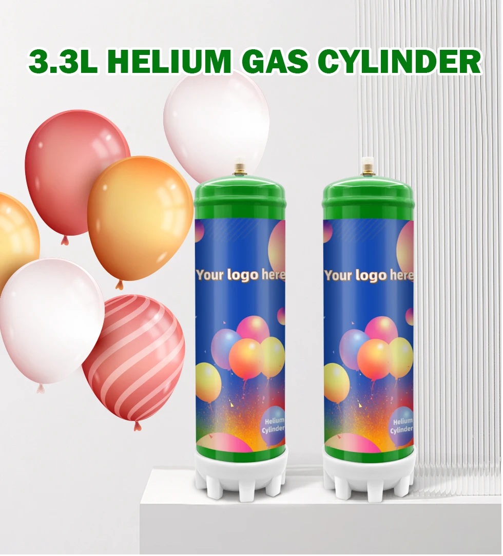 New 3.3l Welding Helium Cylinder High Pressure Balloons Helium Gas Cylinder For Balloon ...
