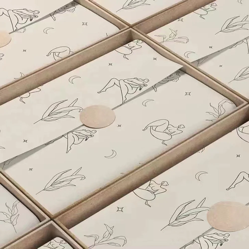 Custom Gold Brand Logo Printing - Stylish Gift Wrapping