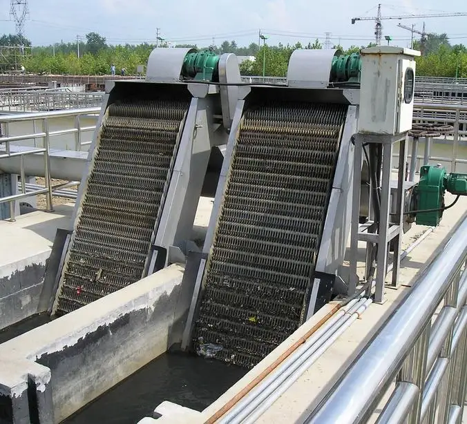 Multi Rake Bar Screen Sewage Treatment Stainless Steel Pipe Screens ...