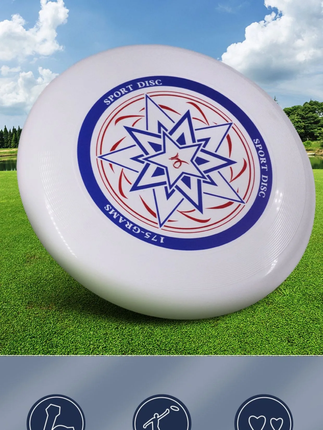 Bsci Factory Family Party Soft Disk Round Edge 175g Professional ...