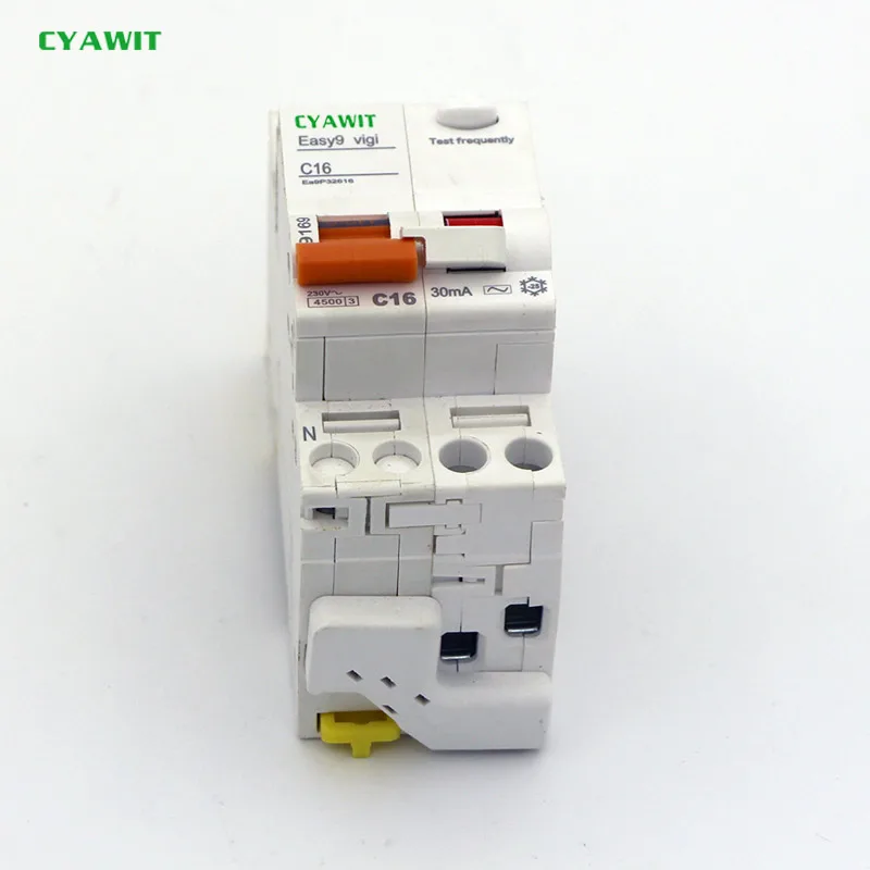 Dpn 1p+n Residual Current Operated 230v Miniature Circuit Breaker Rcbo ...