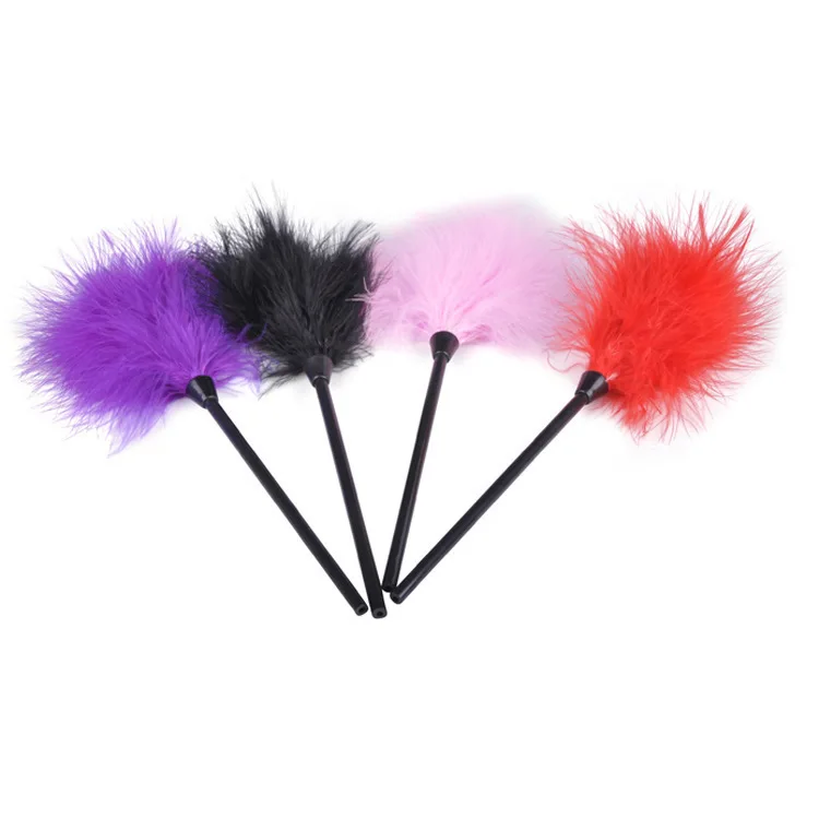 Flirt Clit Tickler Whip Bird Feather Flogger Sex Toy Products Bondage ...