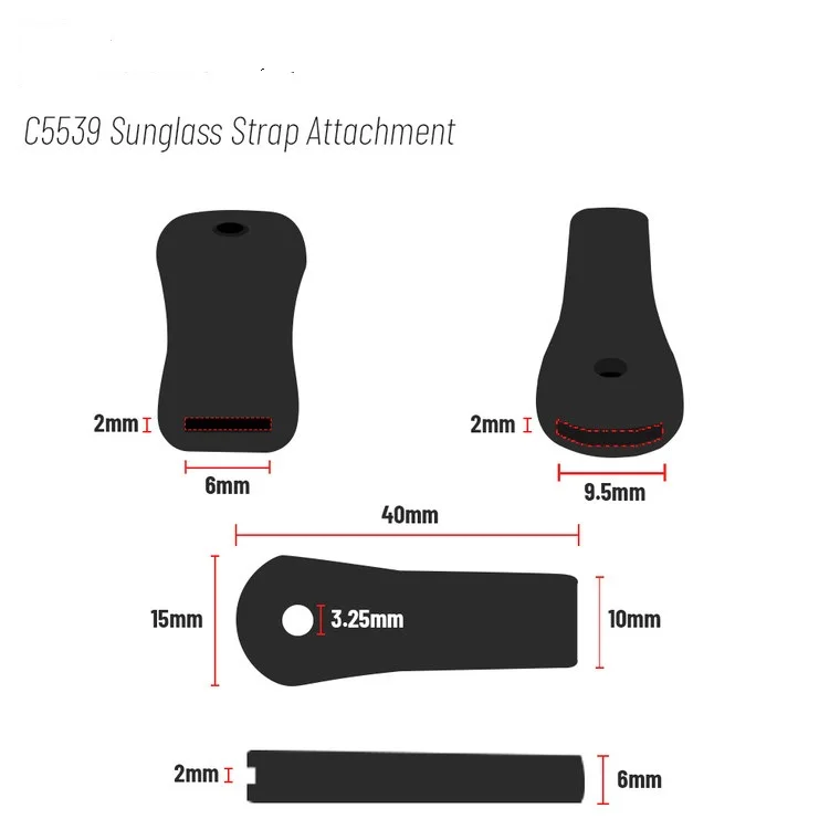 Genuine Leather Neoprene Chain Sunglasses Eyeglass Neck Cord Strap ...