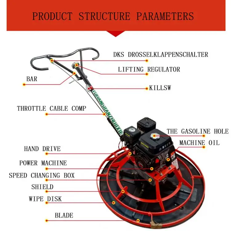 Factory Float Concrete Helicopter Machine Power Trowel Wholesale ...