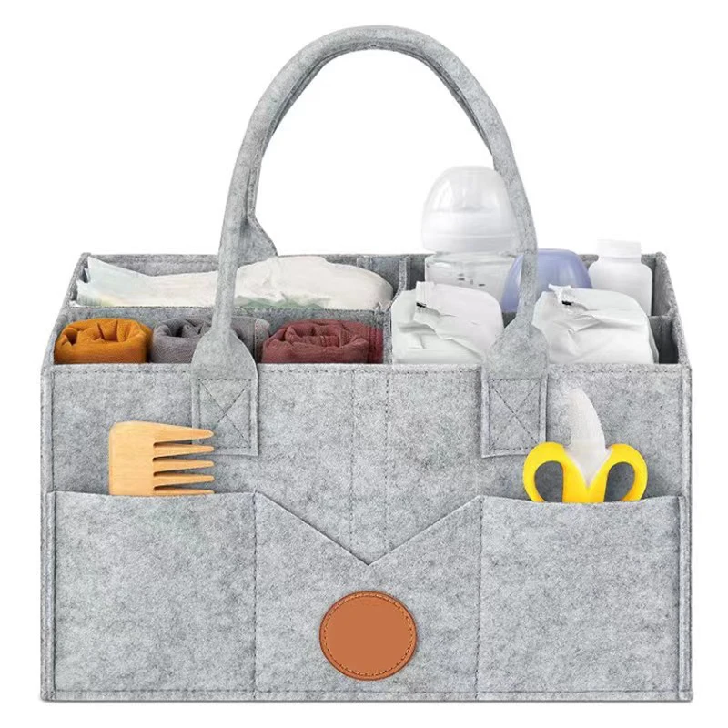 Portable Nappy Nursery Storage Basket Baby Diaper Caddy Organizer for ...