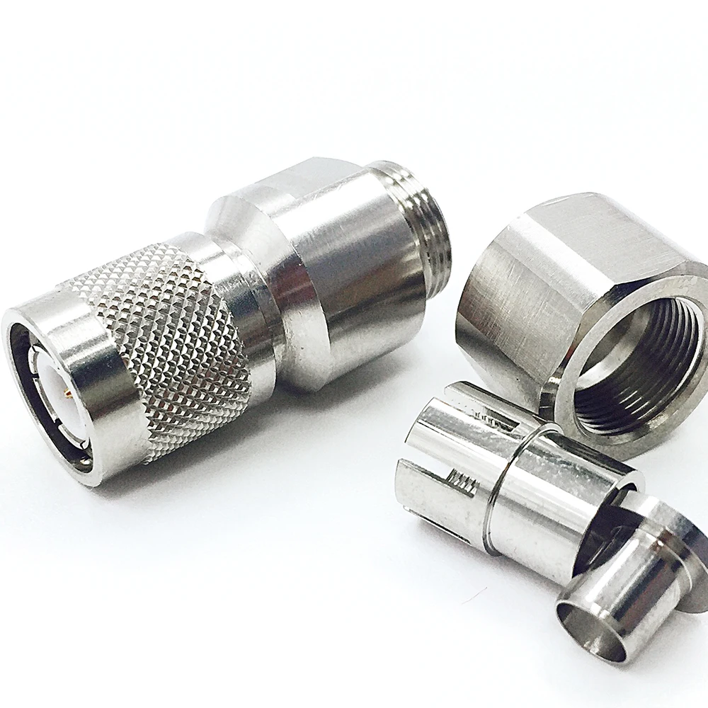 Rf Straight Tnc Male Crimp Connector Tnc Male Clamp Connector For ...