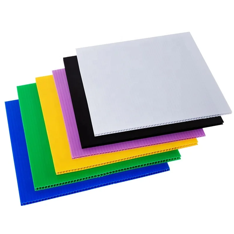 Corrugated plastic alveolar PP recycle 4mm| Alibaba.com