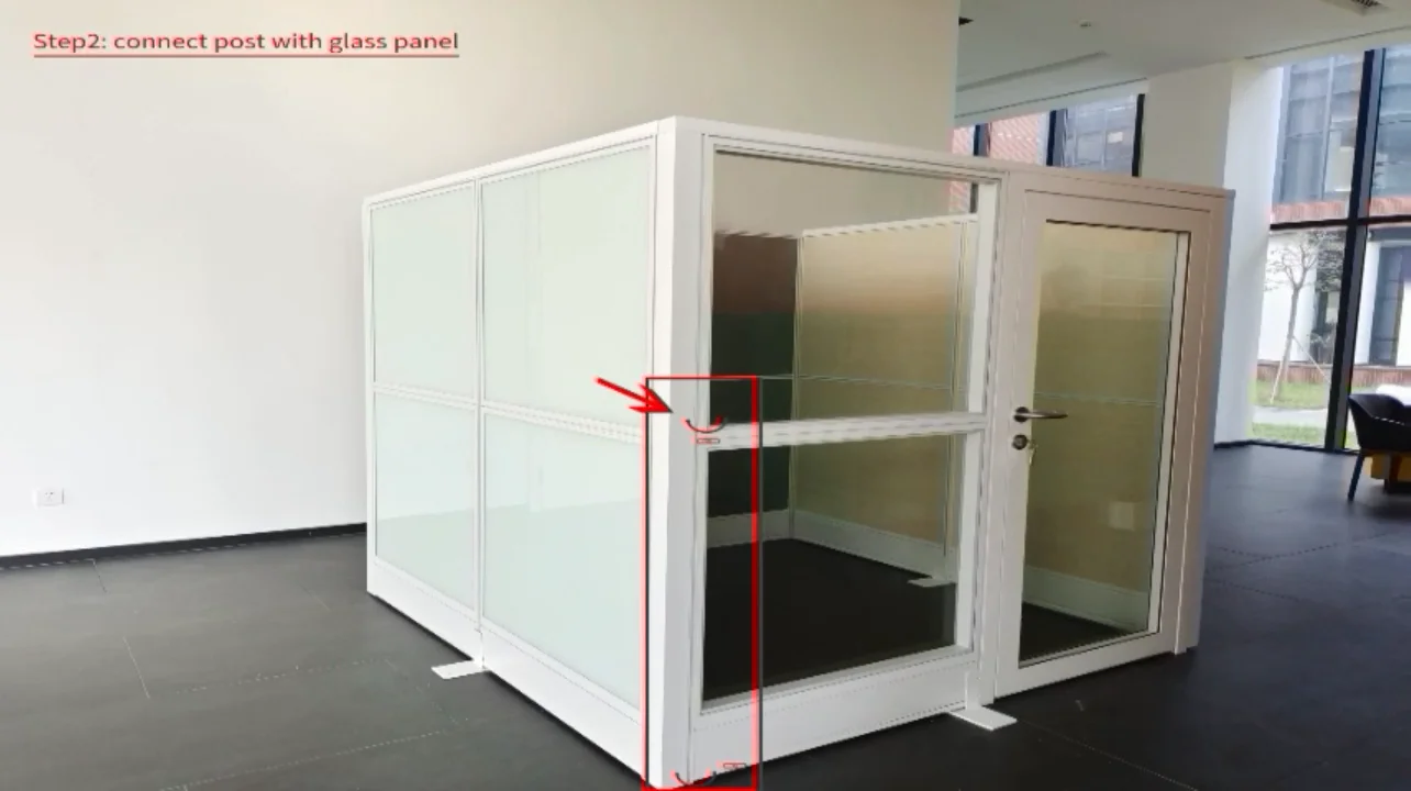 Office Glass Partition Cubicle Partition Acoustic Office Partition Room ...