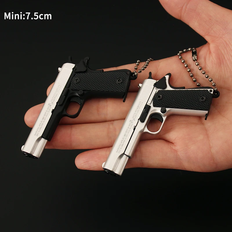Mini Colt 1911 & Beretta 92F Toy Key Chains with ODM