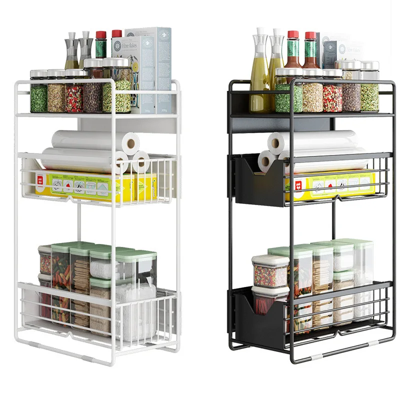 Multi-functional Refrigerator Shelf Side Storage Rack Kitchen Freezer ...