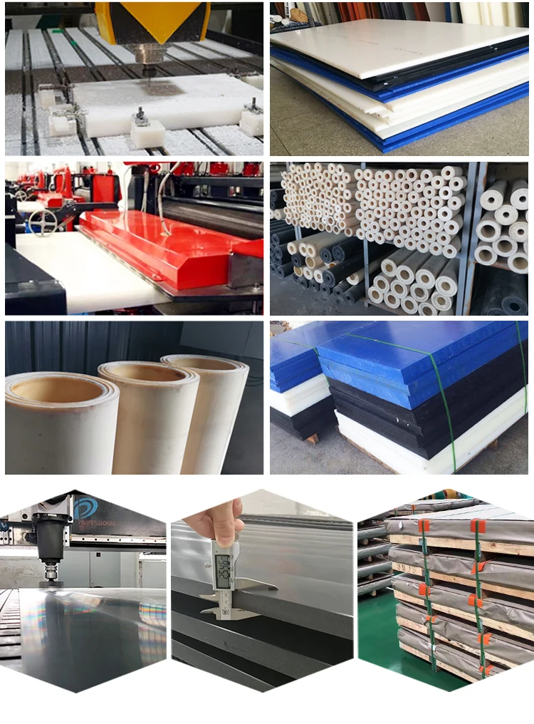 Custom Nylon Sheet Bars Superior Quality Uhmw-pe Solid Plastic Bar ...