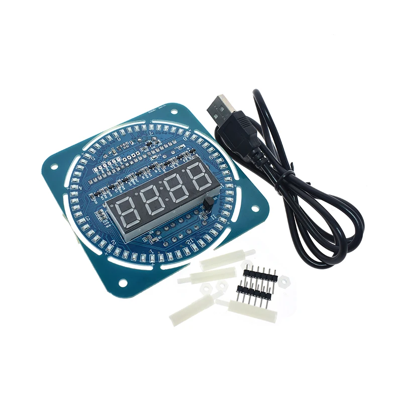 Ds1302 Rotating Digital Led Display Module Alarm Electronic Digital ...