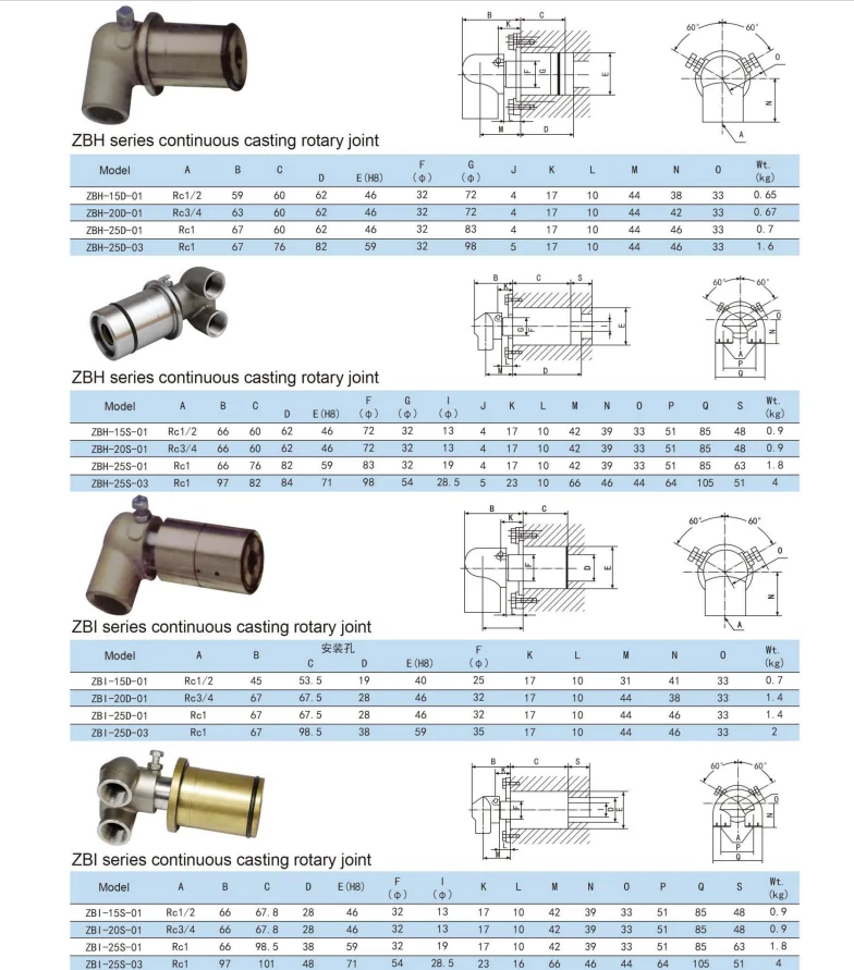 Customizable Rotary Joint Of Continuous Casting Machine Stainless Steel ...