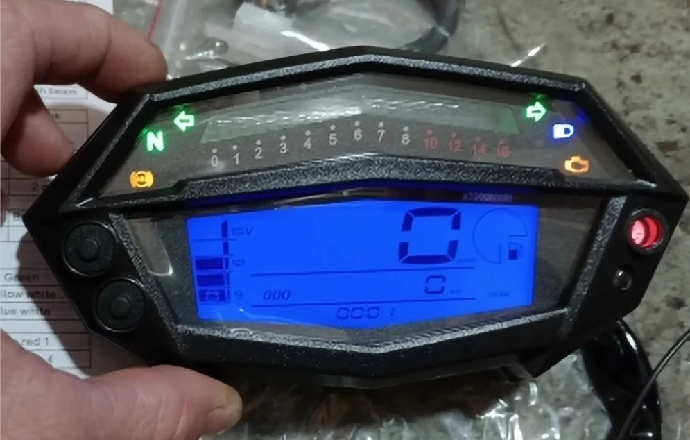 Kawasaki Z1000 Tachometer Hour Meter Odometer LCD Speedometer