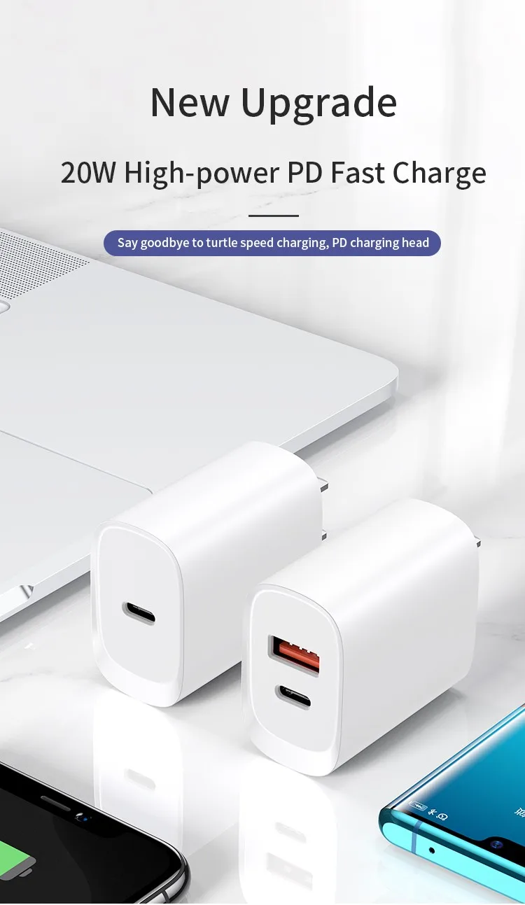 Wholesale 20W Portable Charger - Fast USB Wall Charger
