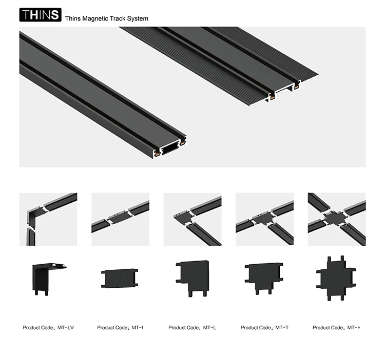 Hotel Sell 2023 New 6mm Ultra Thin Led Magnetic Track Spotlight Light ...