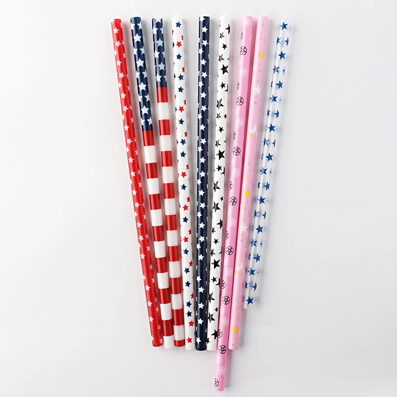 Colorful Custom Portable Popular Unique Printed Straws,Cool Reusable ...