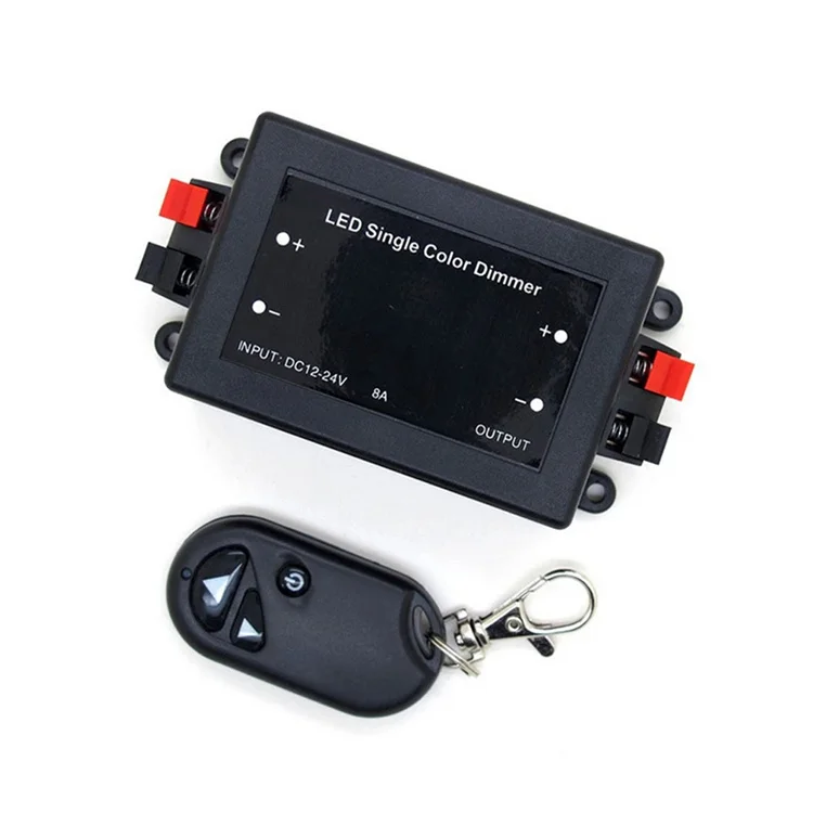 12V RF Wireless Remote Mini Switch Dimmer Controller For LED Strip ...