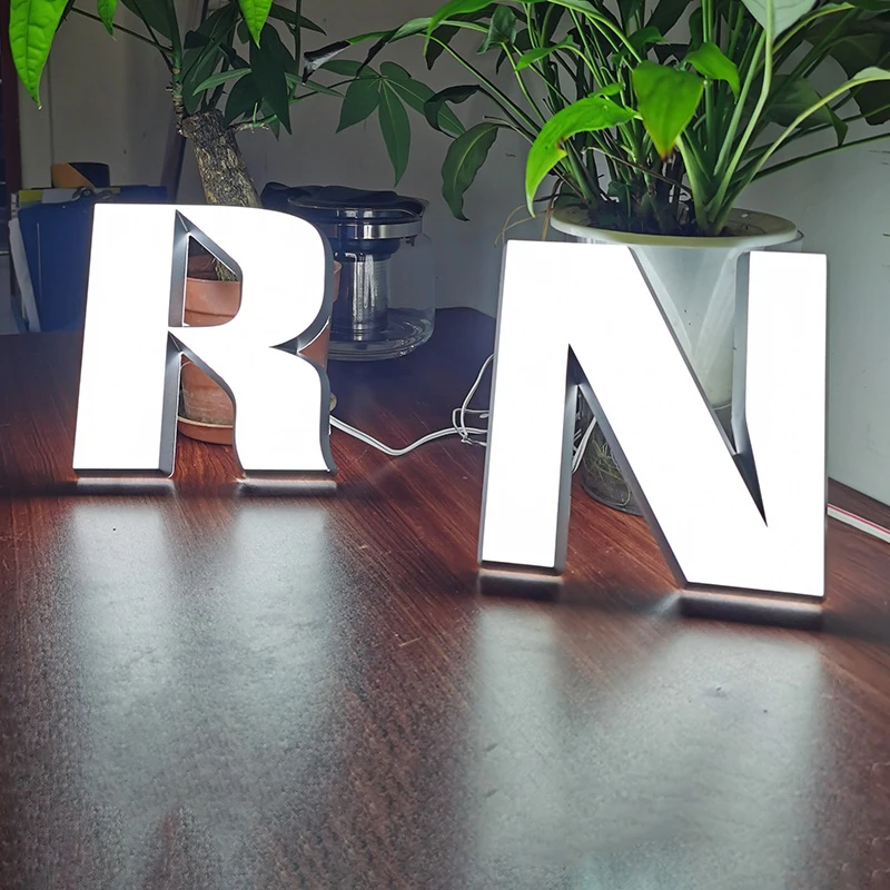 Waterproof Luminous Advertising Shop Led Illuminated Sign Store Front ...