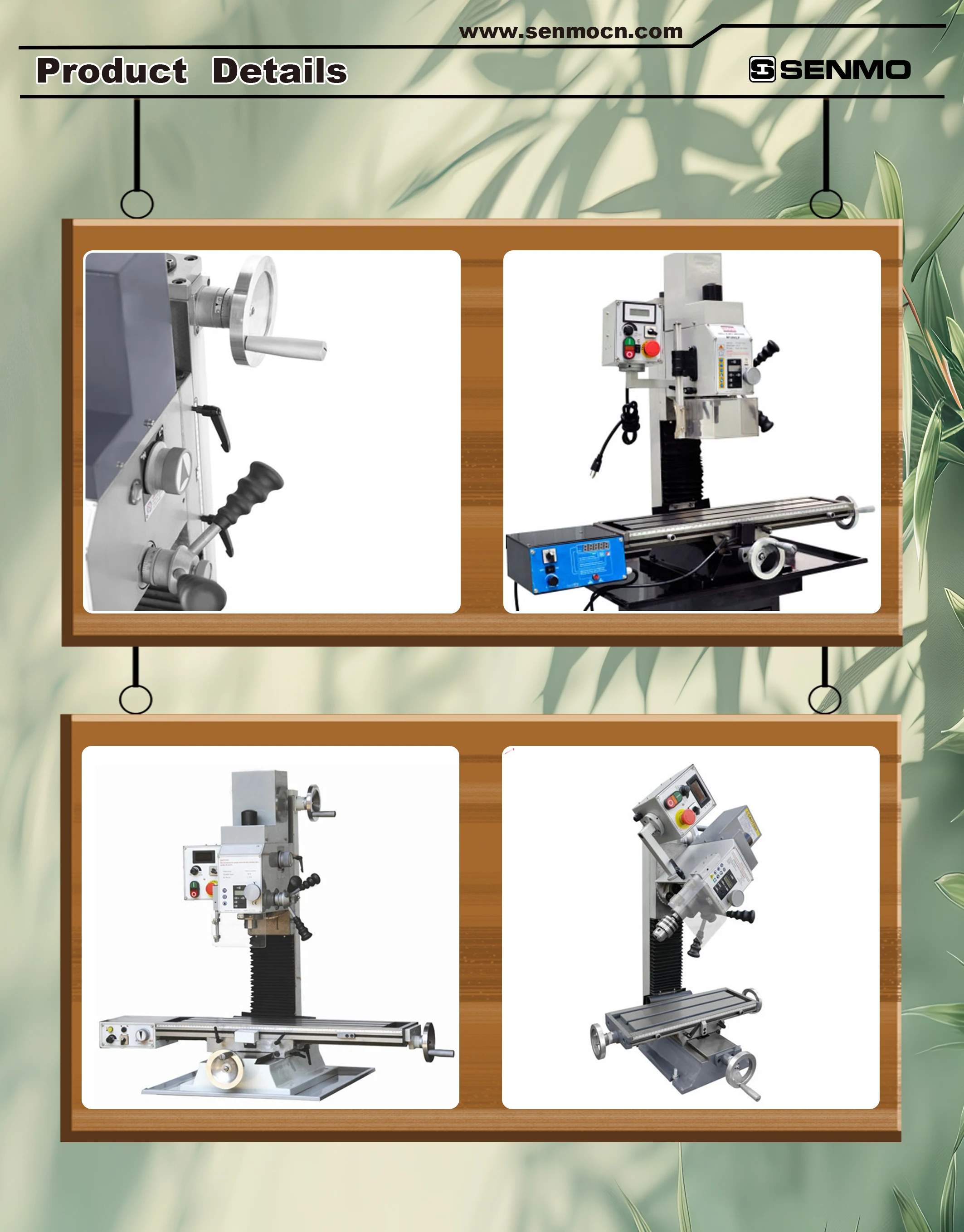 BF20,BF20L Senmo Milling Drilling Machine - Manual & Medium Duty