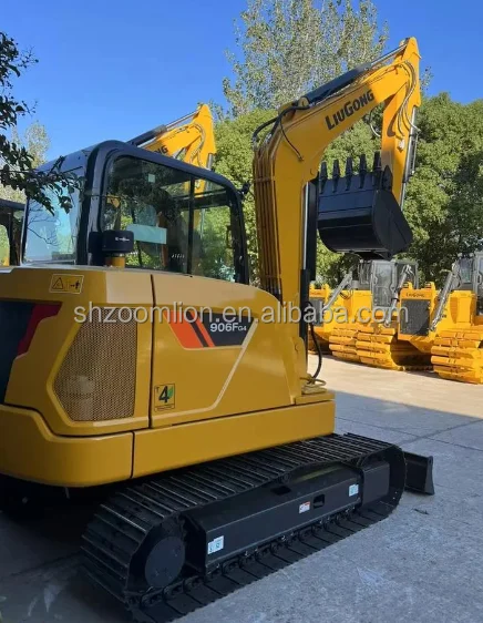 Liugong 906F Mini Crawler Excavator - 6ton Hydraulic Digger