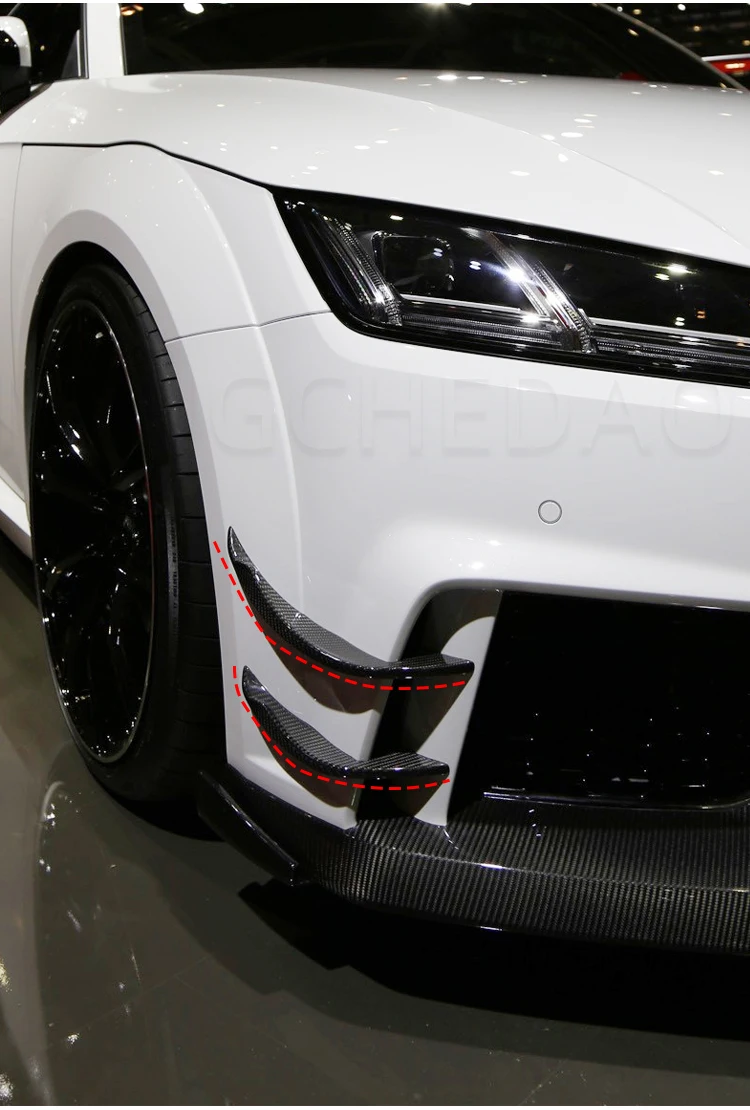 Carbon Fiber Body Kit Front Splitter Rear Diffuser Hood Sides Skirt ...