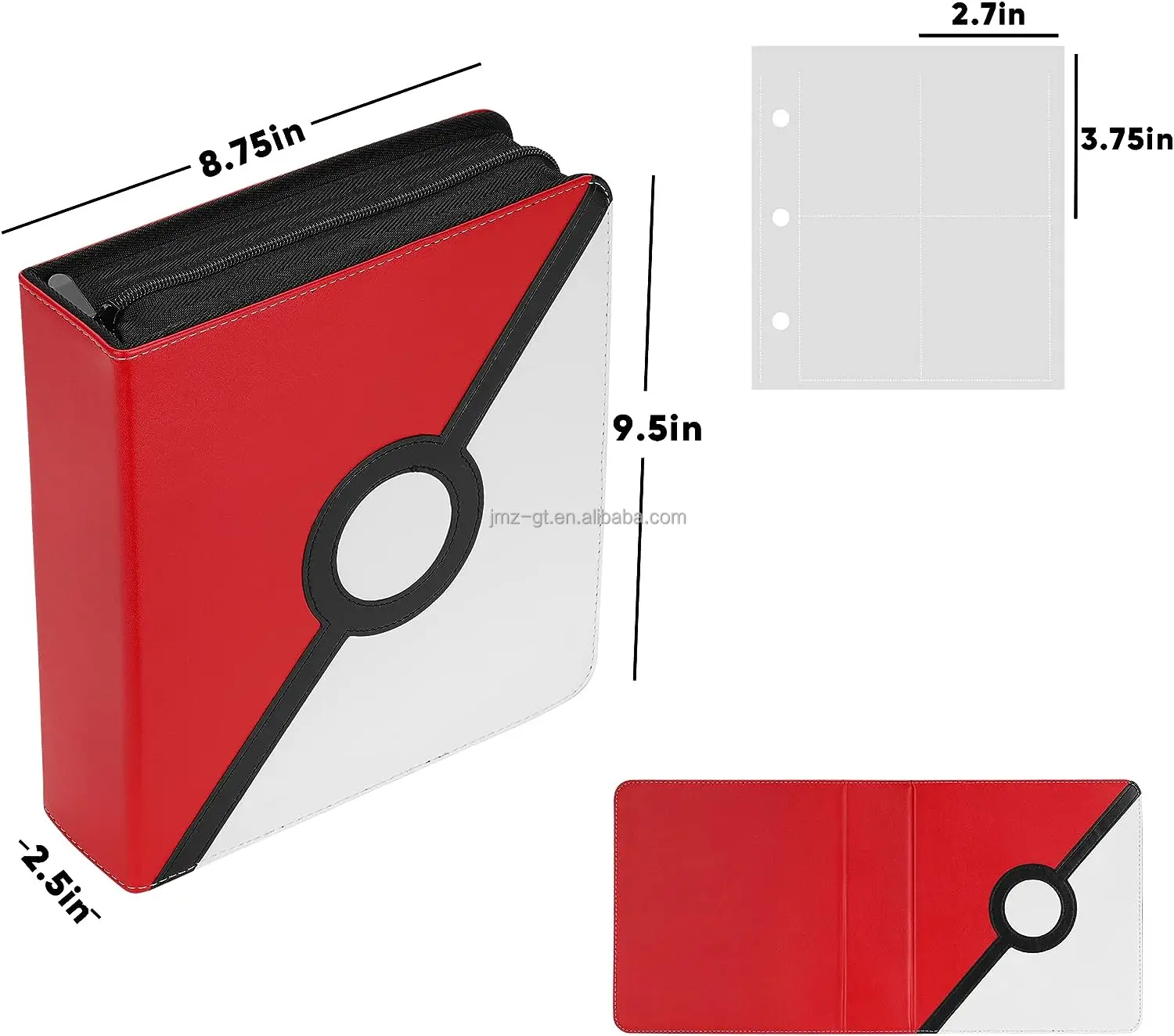 2023 Factory Premium Pokemon Map Collection 4 Pocket Holder Portfolio ...