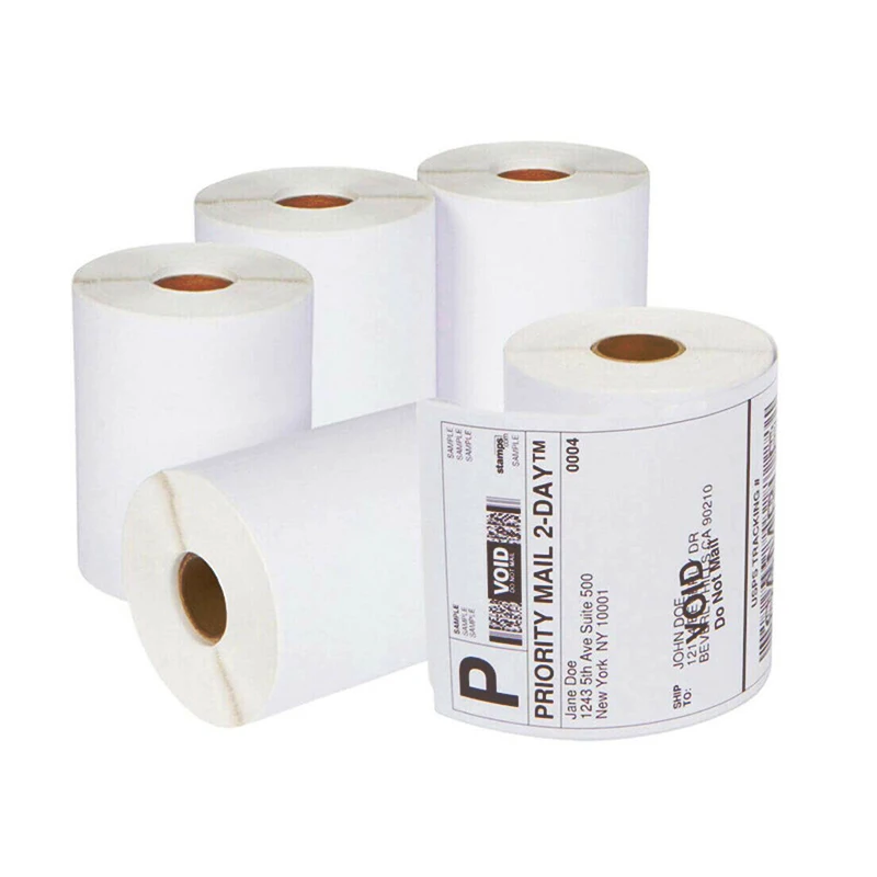Customized Size Direct Thermal Labels - Colorful & Waterproof