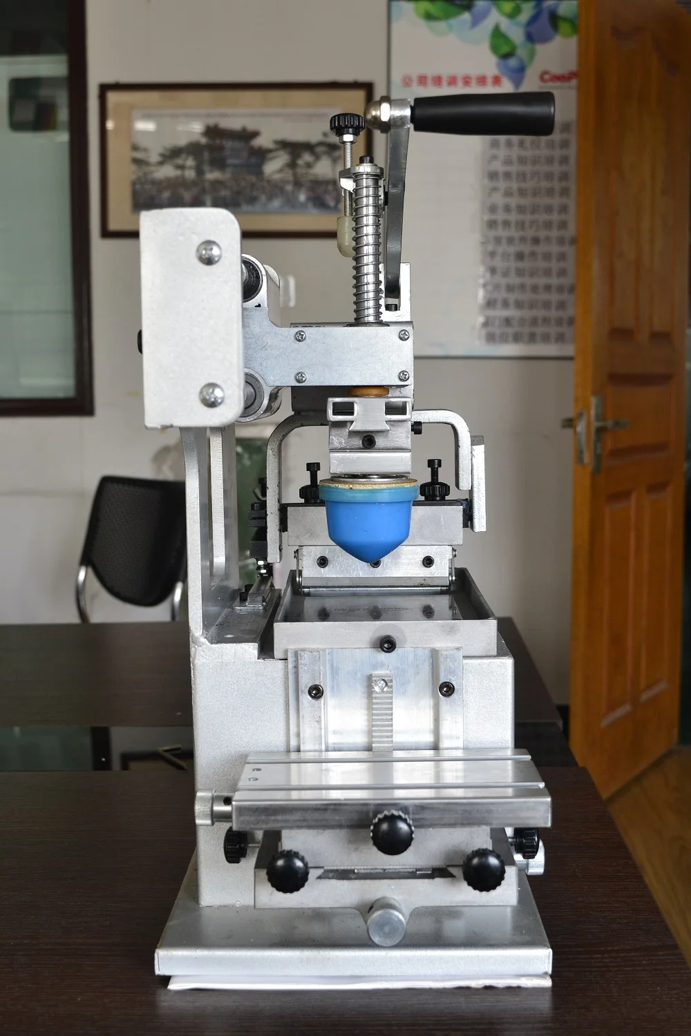 Manual Tampon Pad Printer Machine - DIY Sign Logo Transfer