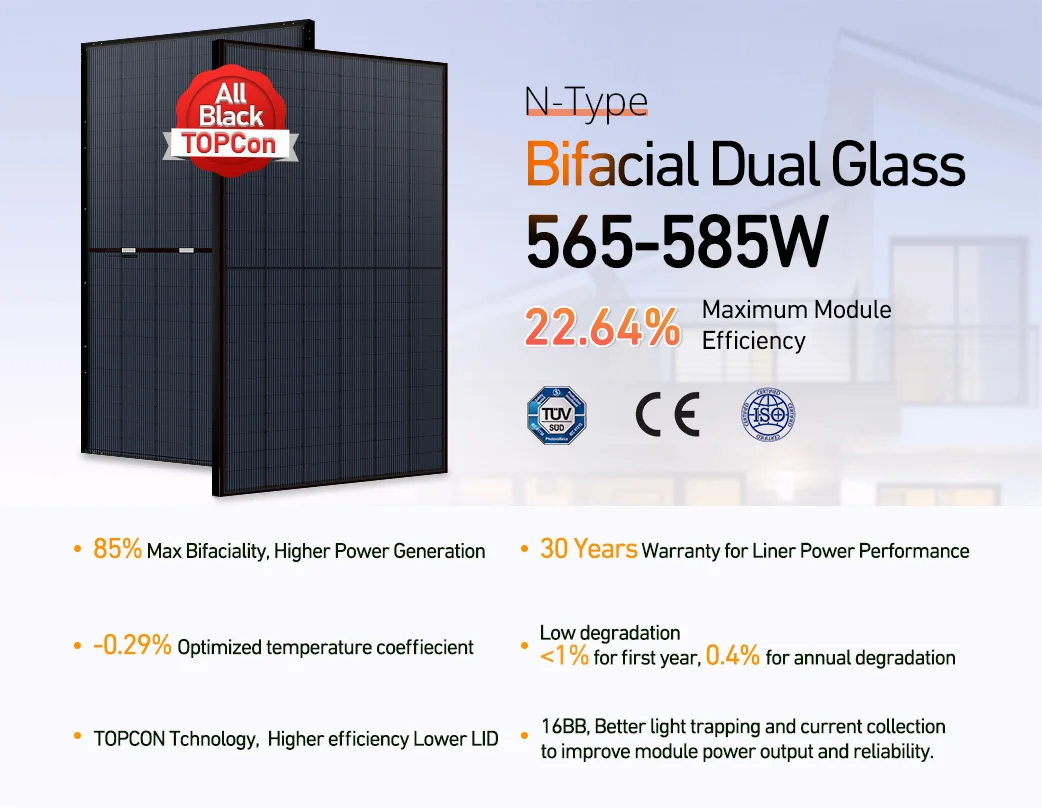 Mono Bifacial Solar Plate 450watt 500 Watt 550watt 600watt Best Price ...