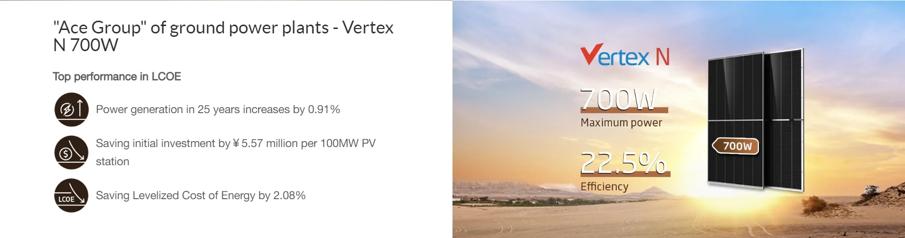 Trina High Efficiency N-Type Solar Panels - 680W to 700W