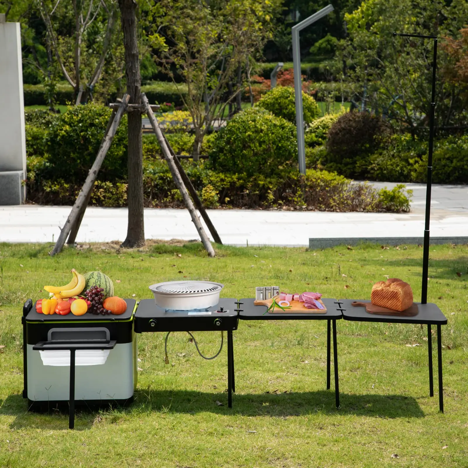Outdoor Camping Kitchen - Portable Folding Tables & Stoves
