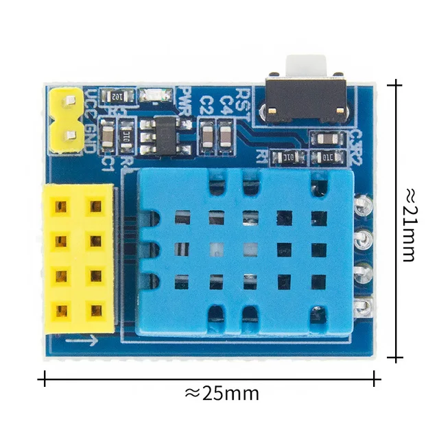 Esp8266 Esp-01 Esp-01s Dht11 Temperature Humidity Sensor Module Esp8266 ...