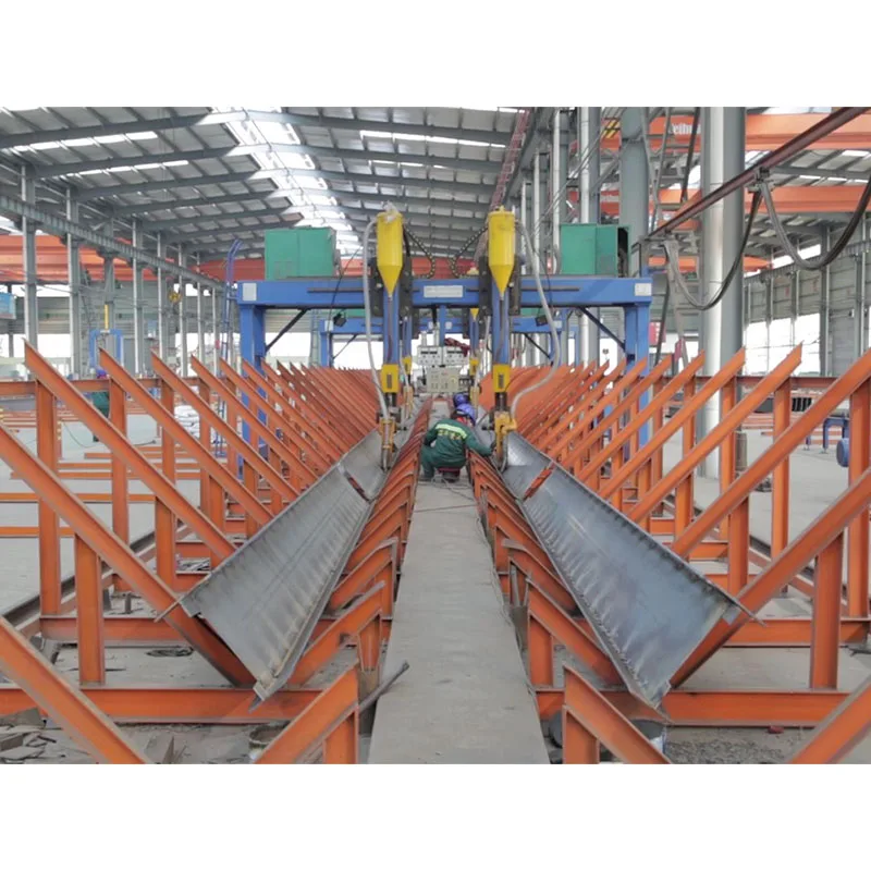 Gantry Type Welded H Beam Fabrication Machine H Beam Production Line ...