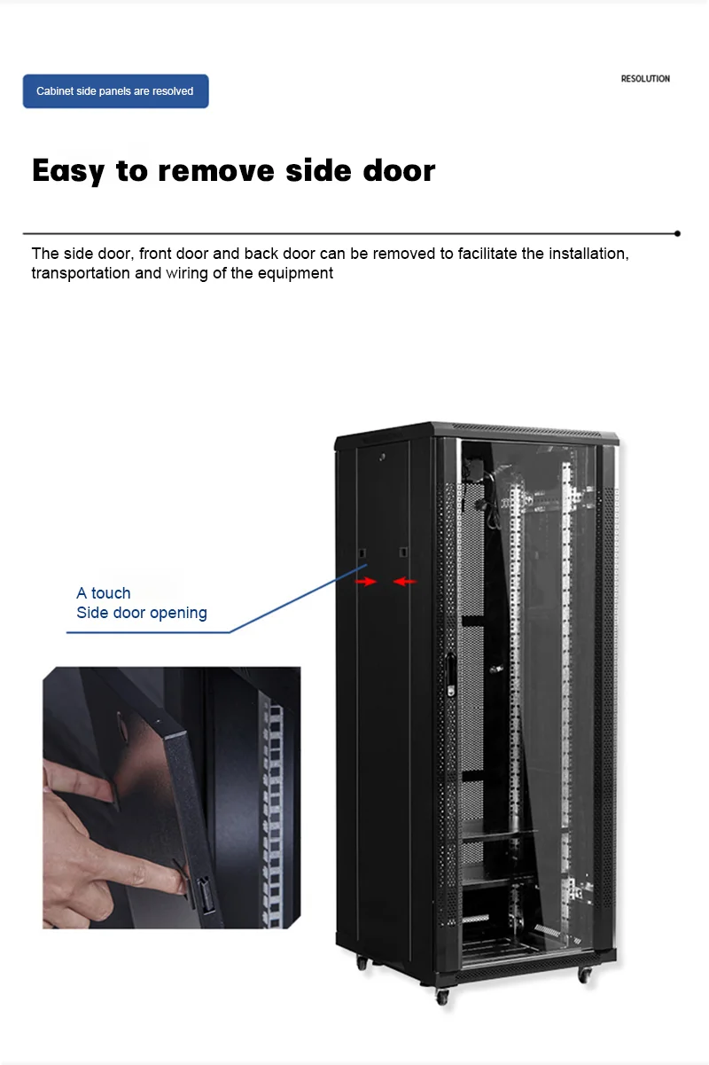 Server Rack 6u 9u 12u 15u 18u 22u 27u 32u 37u 42u 47u 19 Inch Network ...