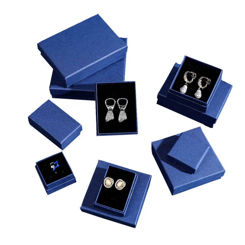 Delicate Royal Blue Jewelry Boxes for Gift Wholesale Ring Brooch ...