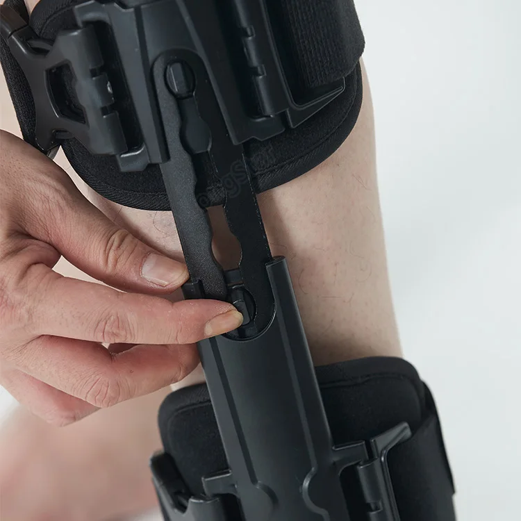 Adjustable Leg Stabilizer Rom Knee Immobilizer Medical Orthopedic Post ...