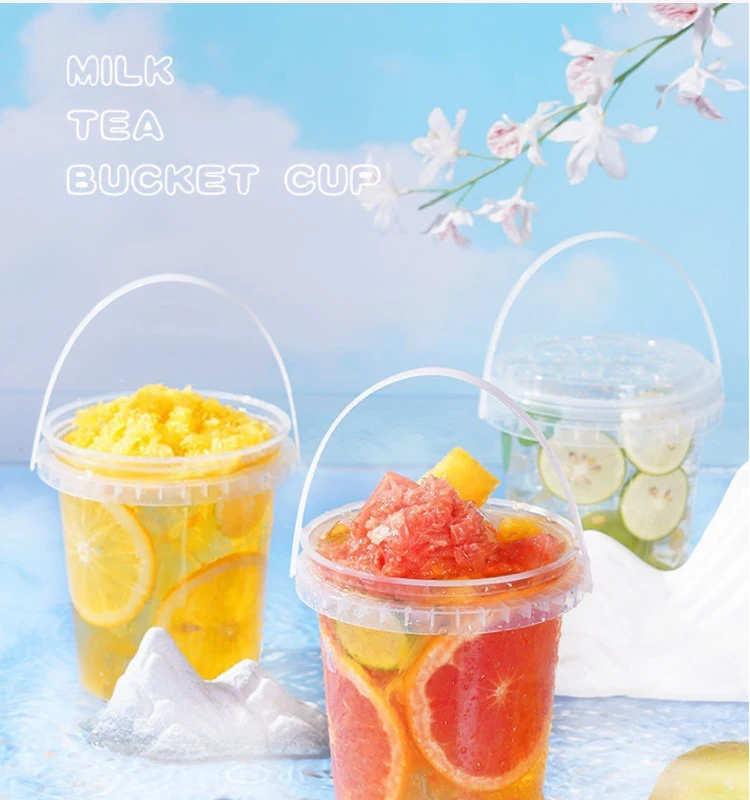 Large Plastic Bucket 8 Liter With Lid With Handle Cheap Plastic Buckets ...