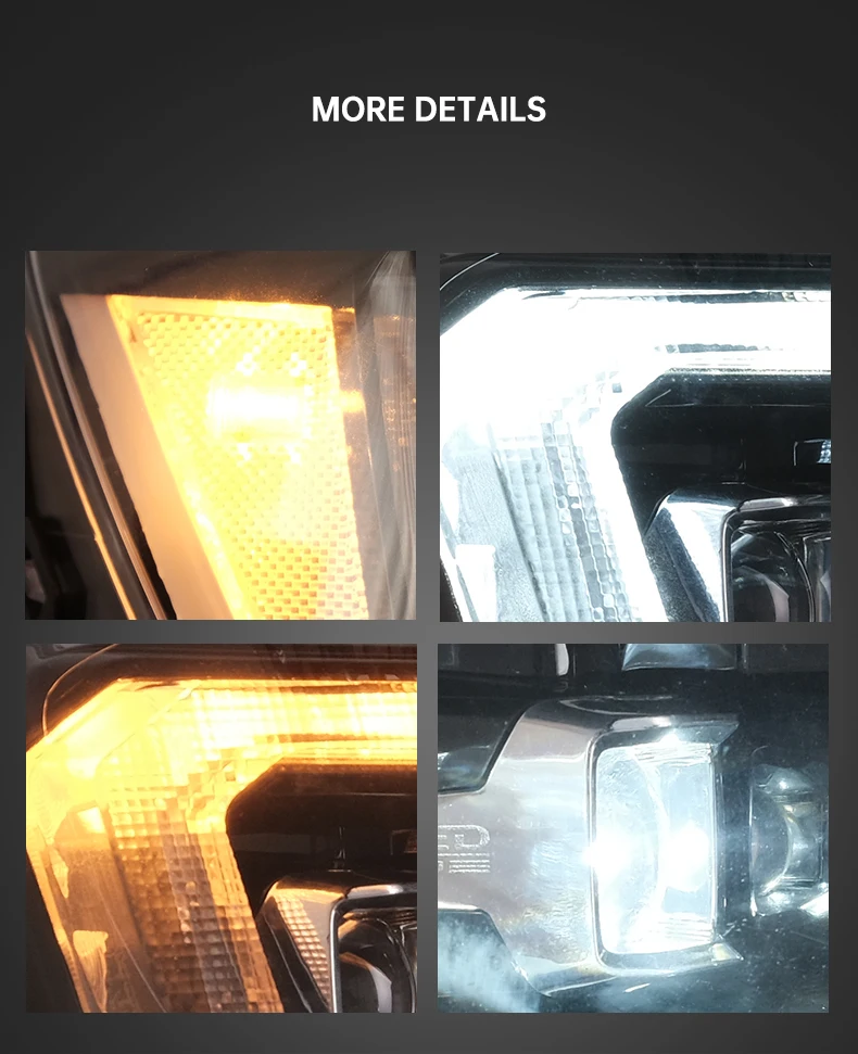 VLAND LED Headlights for Ford Ranger - Bright & Waterproof
